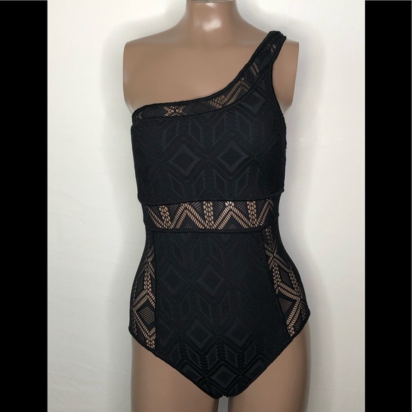 BECCA | Swim | Becca Colorplay One Shoulder Back Tie Swimsuit | Poshmark